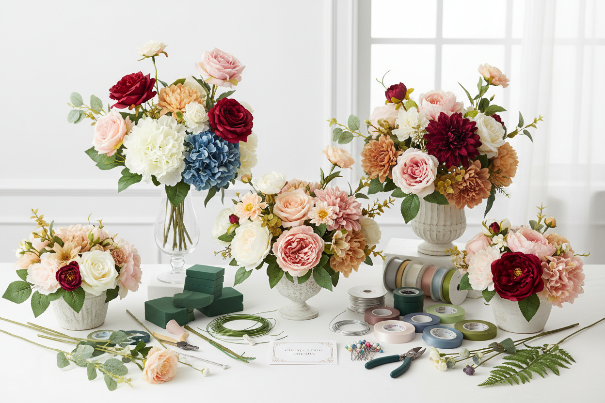 Artificial Flowers & Floral Supplies - Silk Stems, DIY Wedding Florals ...